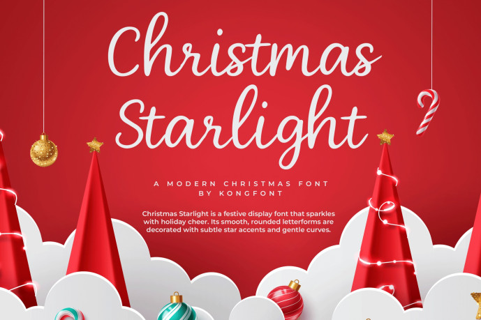 Christmas Starlight Font - Free Font