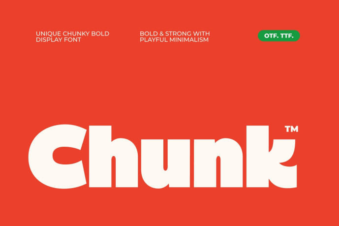 Chunk Sans Serif Font - Free Font