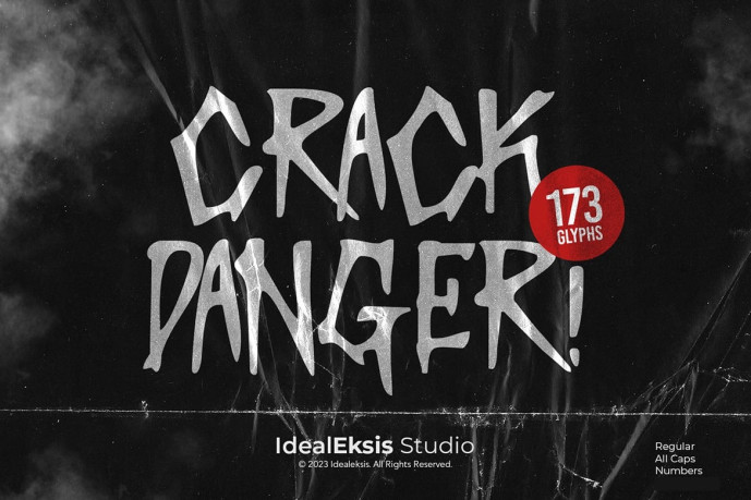 Crack Danger – Horror Font - Free Font