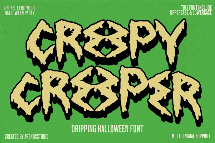Creepy Creeper Font - Free Font