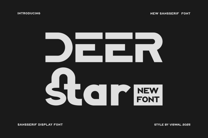 Deer Star - Modern Font - Free Font