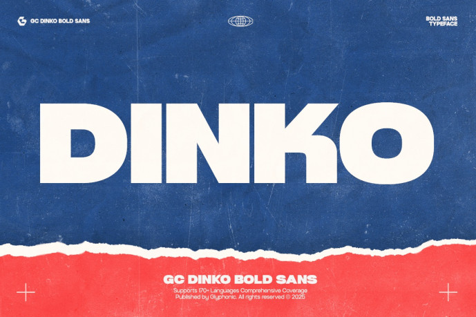 Dinko - Bold Modern Sans - Free Font
