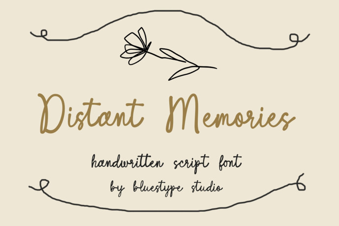 Distant Memories Font - Free Font