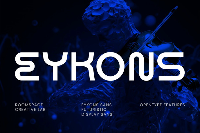 Eykons – Futuristic Sans Serif Font - Free Font