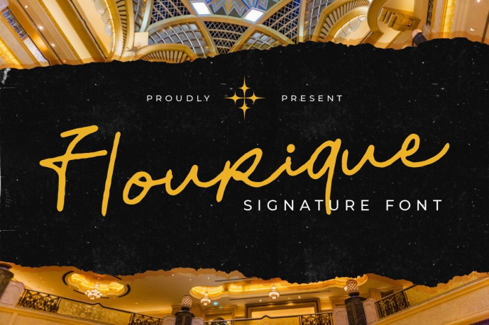 Flourique Signature Font - Free Font
