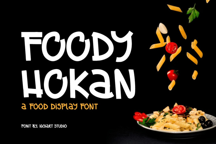 Foody Hokan - Food Font - Free Font