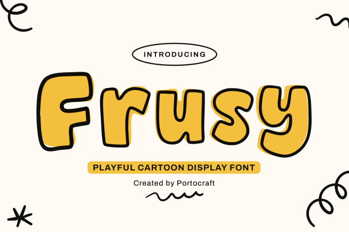 Frusy Display Font - Free Font