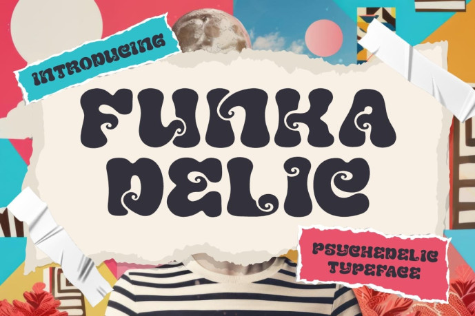 Funkadelic Psychedelic Font - Free Font