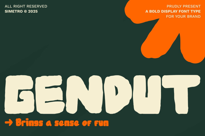 Gendut - Handwritten Font - Free Font
