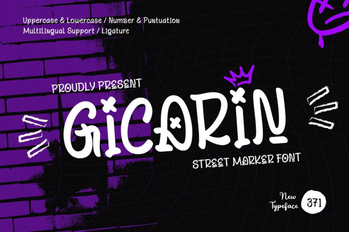 Gicarin - Graffiti Display Font - Free Font