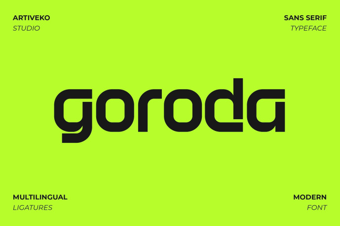 Goroda - Logo Font - Free Font
