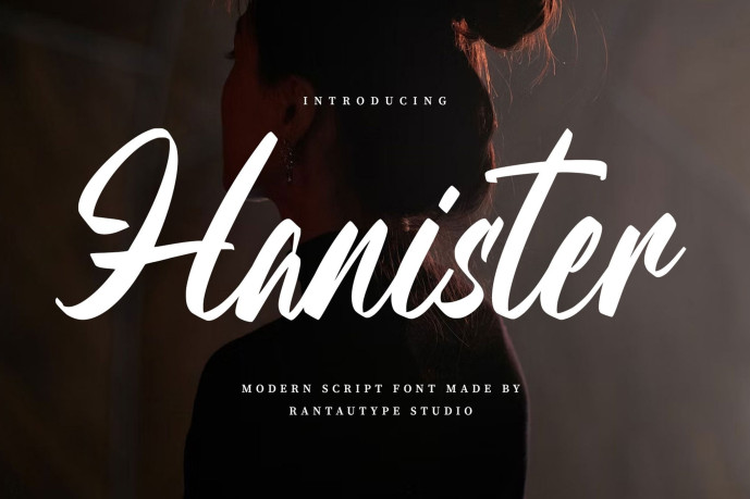 Hanister Modern Script Font - Free Font