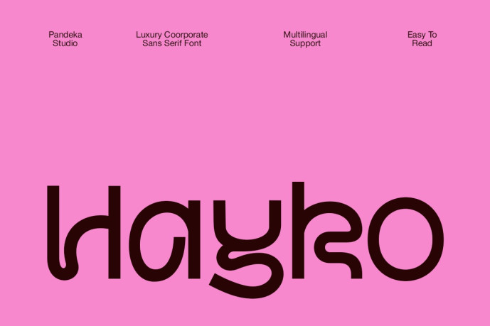 Hayko Experimental Font - Free Font