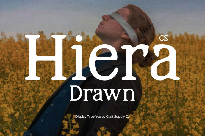 Hiera Drawn Serif Font - Free Font