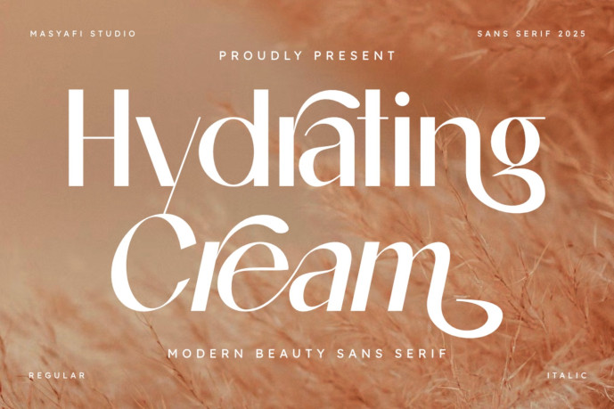 Hydrating Cream Sans Serif Font - Free Font