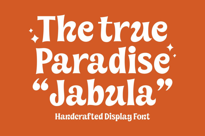 Jabula Handcrafted Display - Free Font