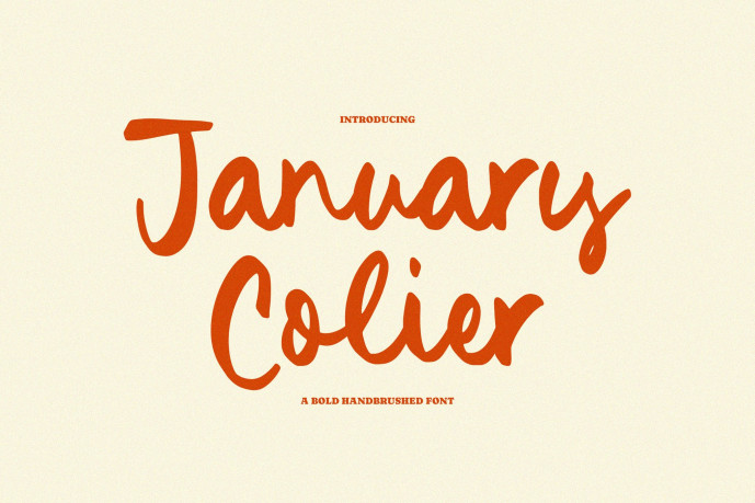 January Colier Font - Free Font