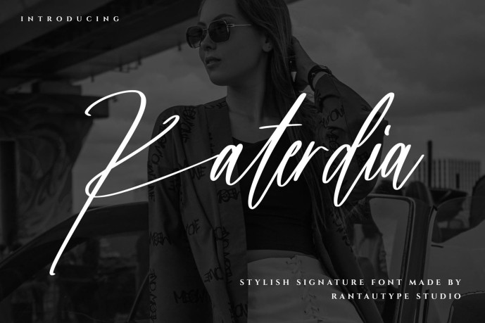 Katerdia Stylish Signature Font - Free Font