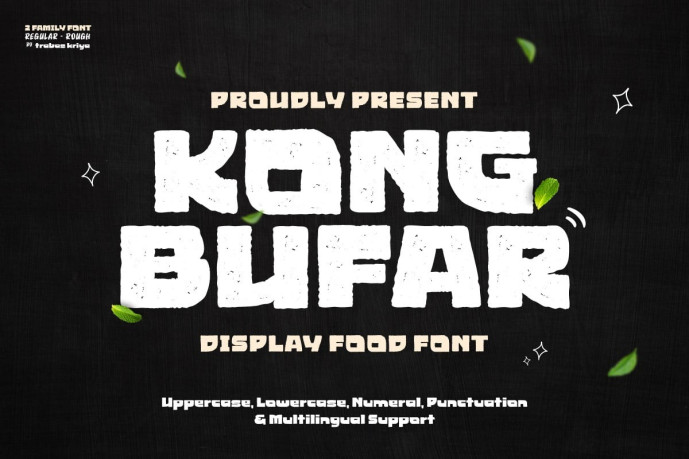 Kong Bufar - Display Font - Free Font