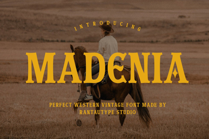 Madenia Western Display Font - Free Font