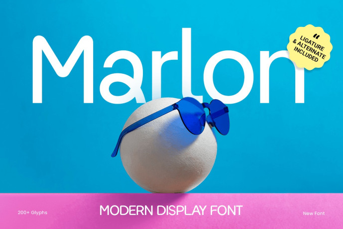 Marlon - Modern Display Font - Free Font