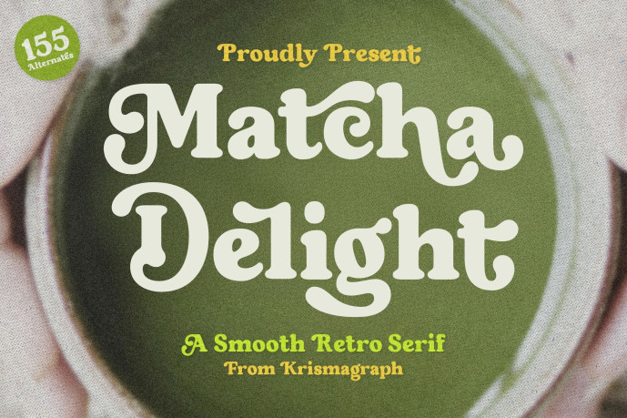 Matcha Delight Typeface - Free Font