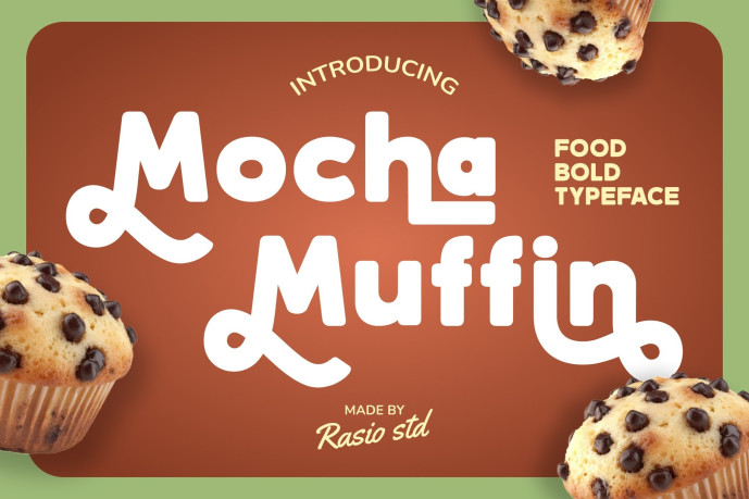 Mocha Muffin Food Bold Font - Free Font