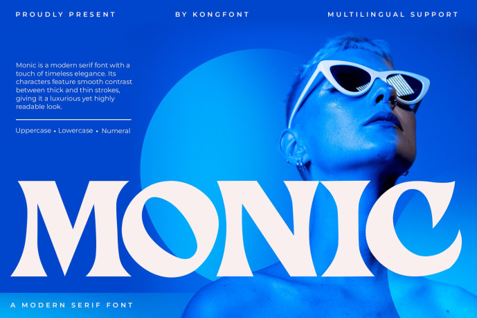 Monic – Modern Serif Font - Free Font