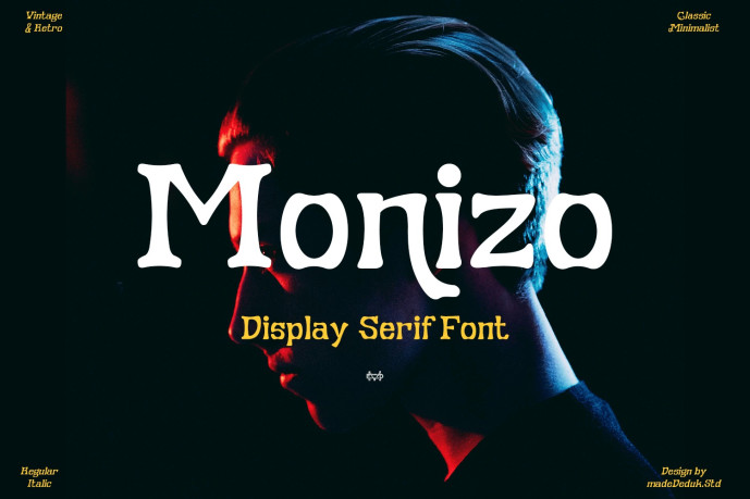 Monizo Display Serif - Free Font
