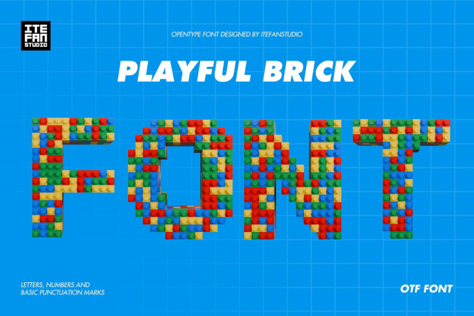 Playful Brick Font - Free Font