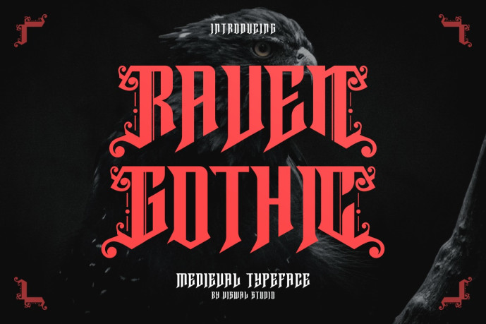 Raven Gothic Font - Free Font