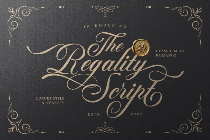 Regality - Romance Script - Free Font