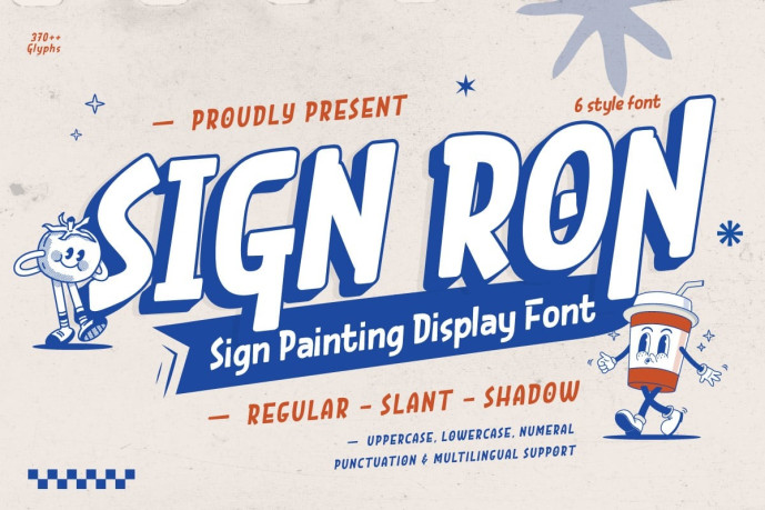 Sign Ron - Display Font - Free Font