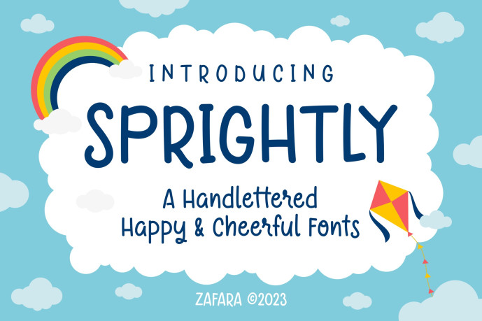Sprightly Script Font - Free Font