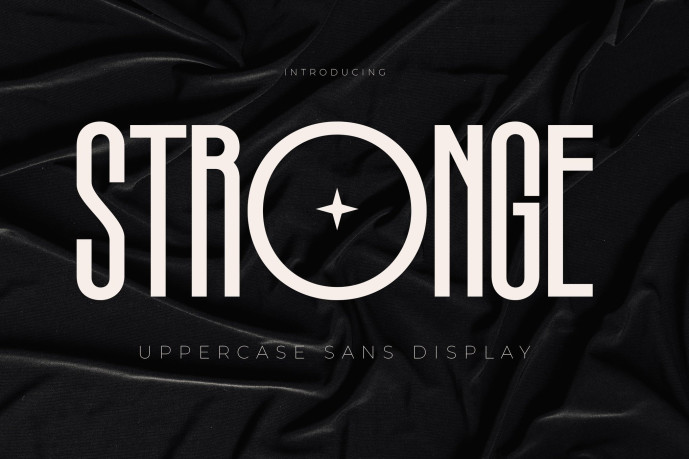 Stronge Display Sans - Free Font