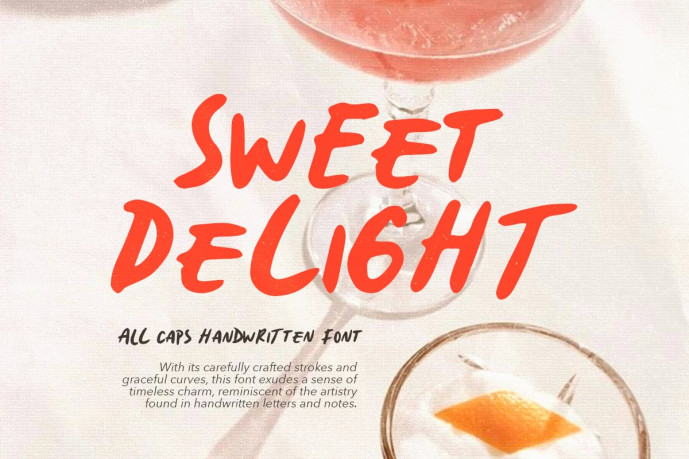 Sweet Delight - Handwritten Font - Free Font