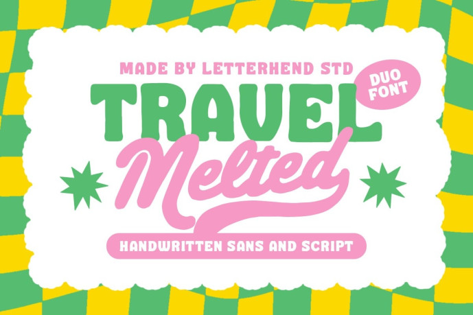 Travel Melted Font - Free Font