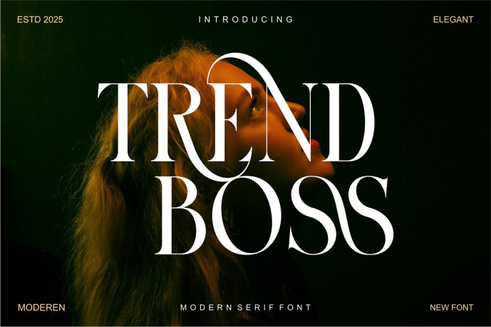 Trendboss Serif Font - Free Font