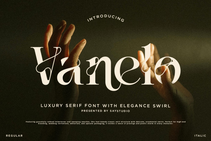 Vanelo - Modern Branding Font - Free Font