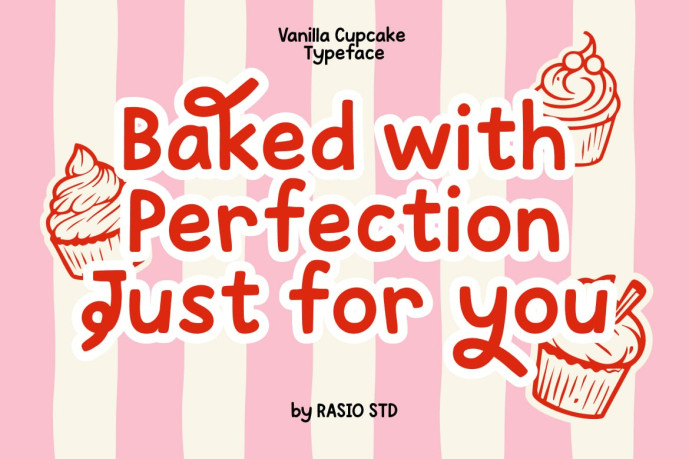 Vanilla Cupcake Creative Font - Free Font
