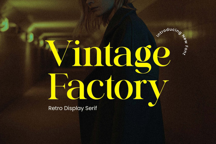 Vintage Factory Serif Font - Free Font