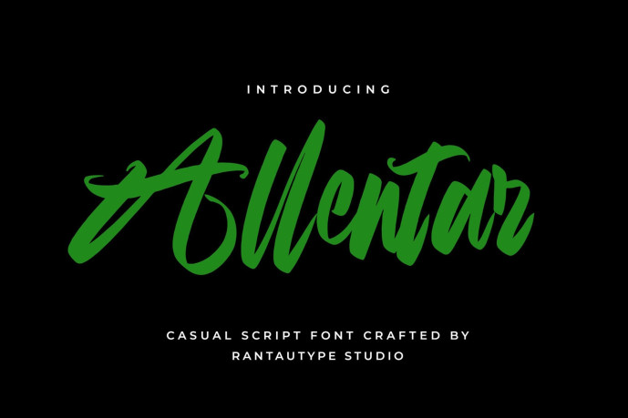 Allentar Casual Script Font - Free Font