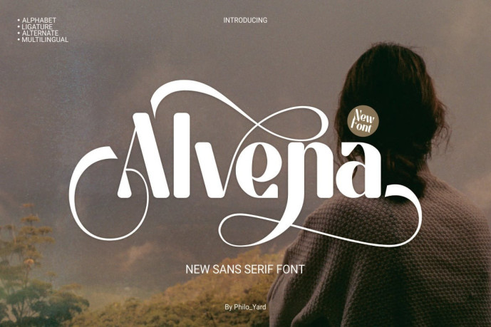 Alvena - New Sans Serif Font - Free Font