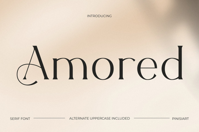 Amored – Elegant Font - Free Font