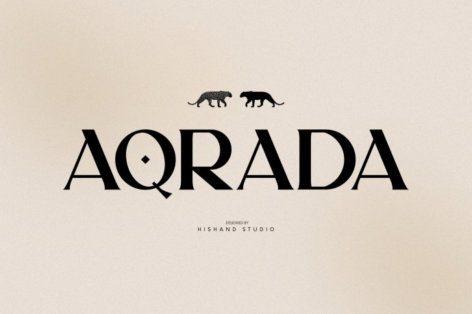 Aqrada Display Font - Free Font