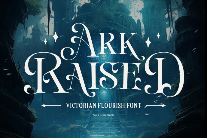 Ark Raised Font - Free Font