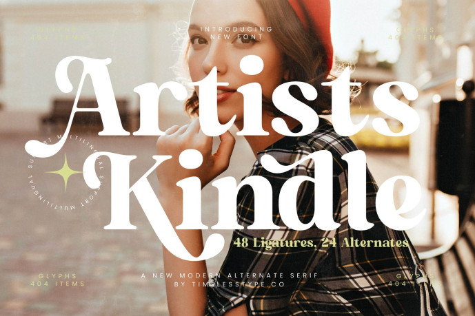 Artists Kindle - New Serif Font - Free Font