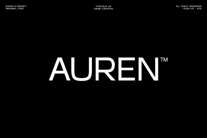 Auren – Modern Variable Font - Free Font