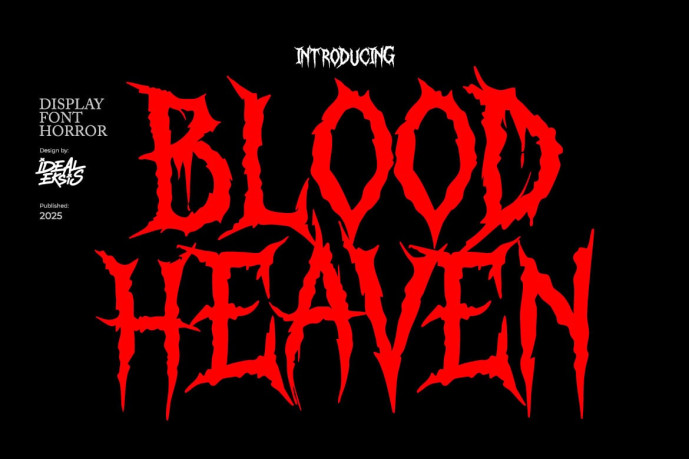 Blood Heaven - Horror Font - Free Font