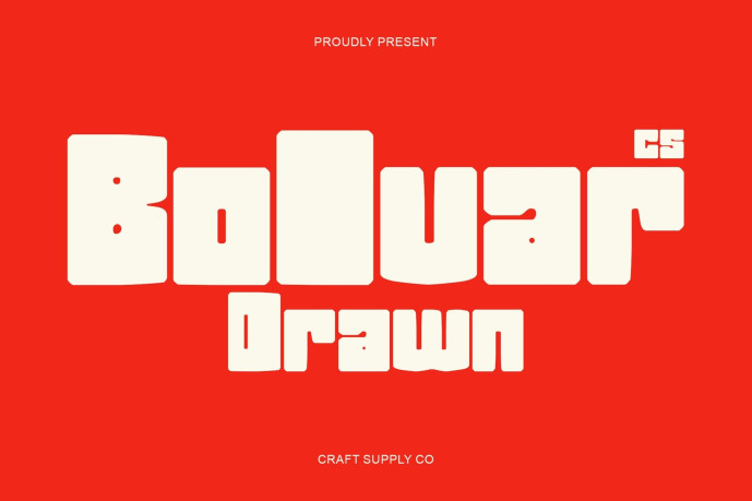 Bolvar Drawn Display Font - Free Font